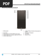 HP Z2 Tower G4 Quickspecs | PDF | Solid State Drive | Computing