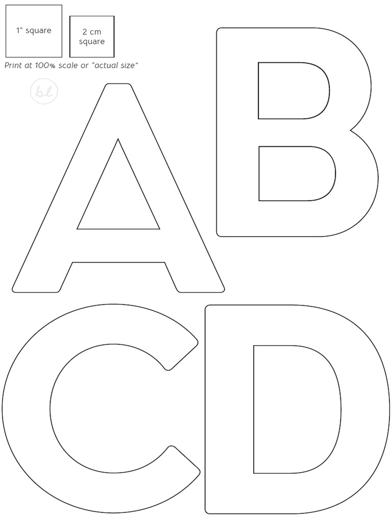 Alphabet For Fabric Letters Bethany Lynne Makes | PDF