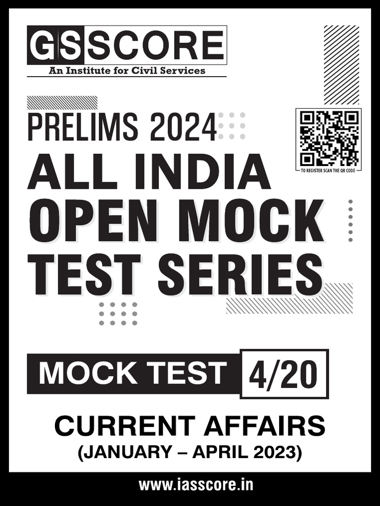All India Open Mock Test Instructions | PDF
