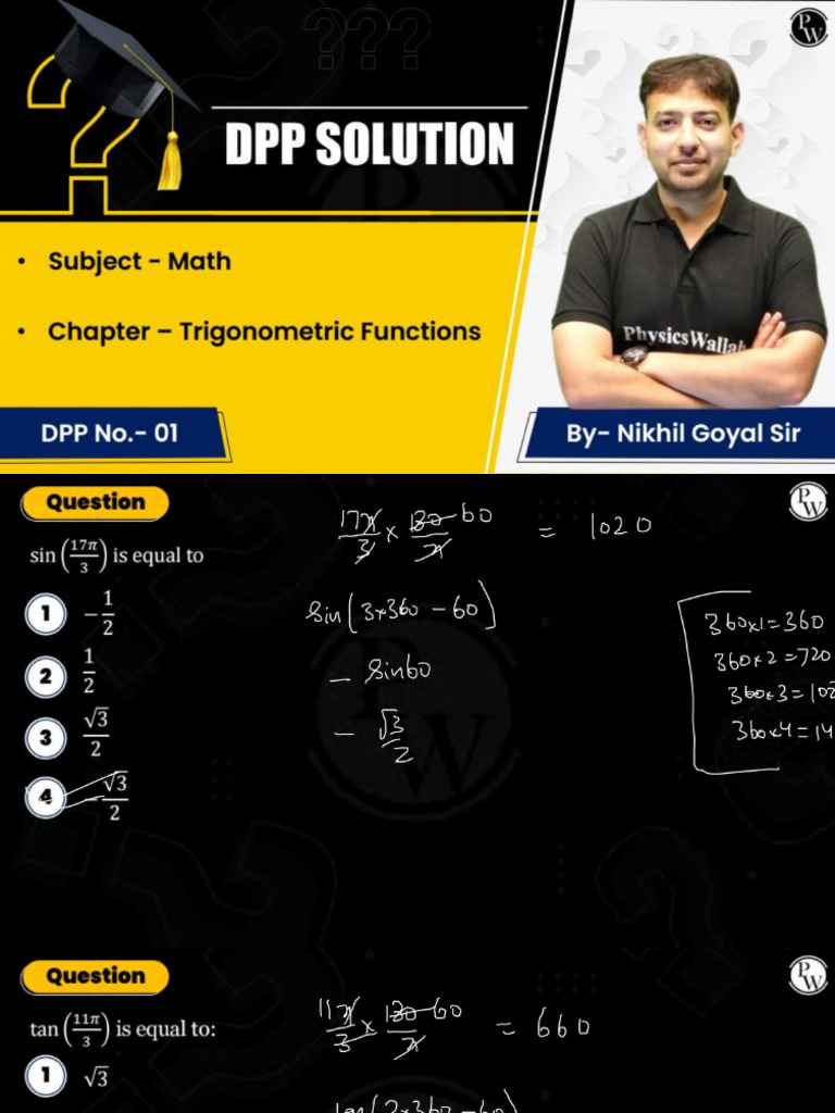 DPP Solution | PDF