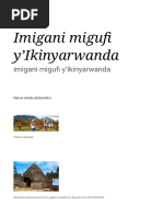 Ibisakuzo Nyarwanda: Ingero 171 | PDF