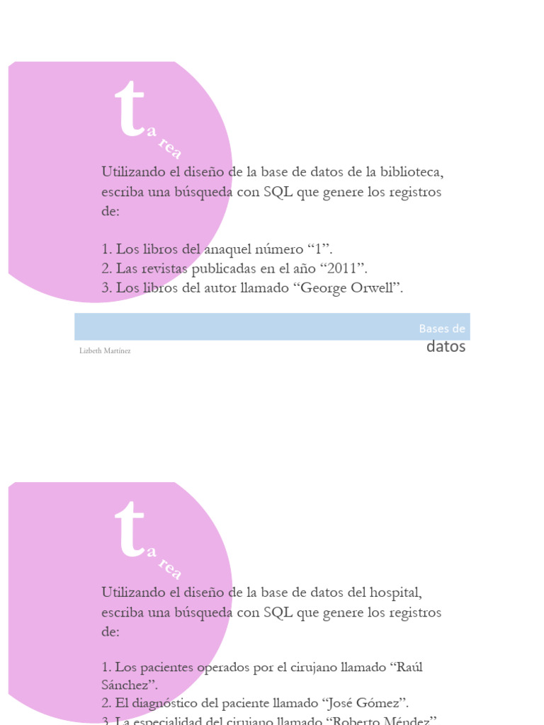 Ejercicios Consultas SQL | PDF