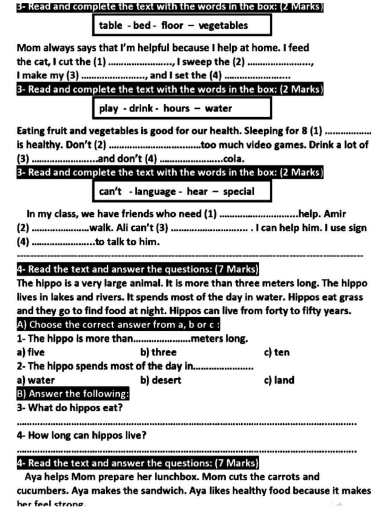 Revision Sheets 5 | PDF