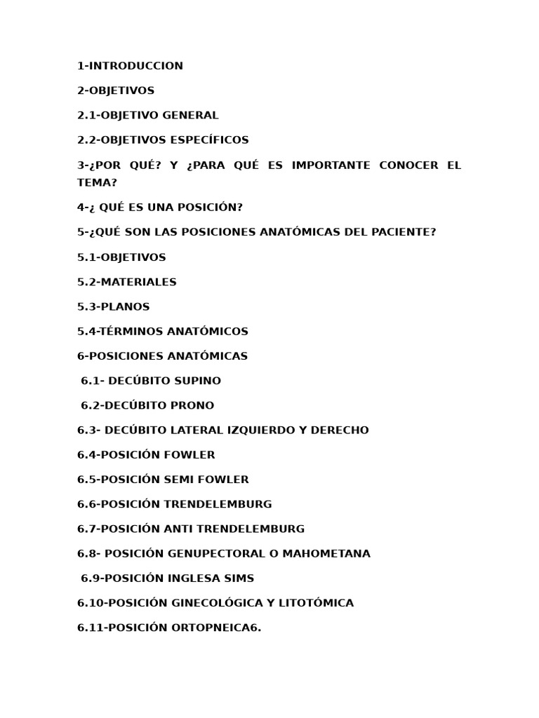 Posición 1 | PDF | Términos anatómicos de ubicación