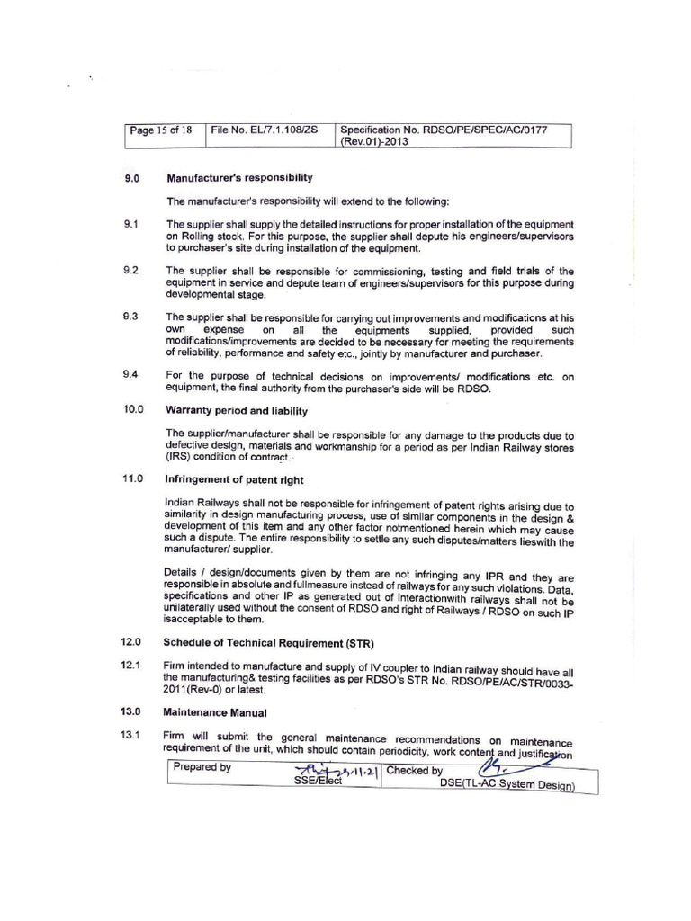 Warranty Clause 500A IV Coupler | PDF