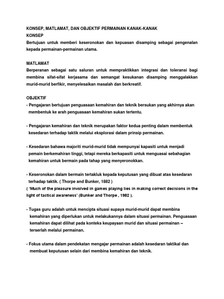 KONSEP (Nota PJ) | PDF