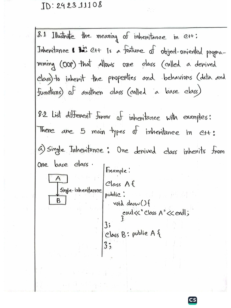 CSE Assignment Theory | PDF