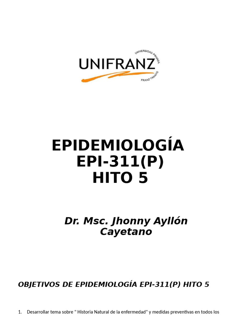 Epidemio 9 | PDF | Infección | Epidemiología