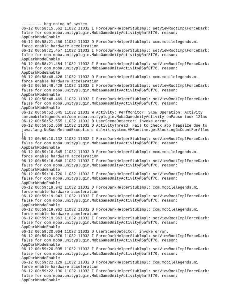 ML Logcat 1749671342574 | PDF | Computing Platforms | Computer Architecture