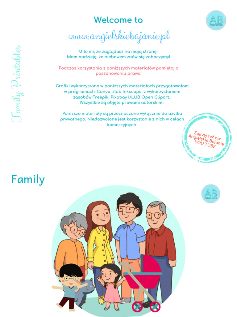 Family Posters Worksheets 1 | PDF