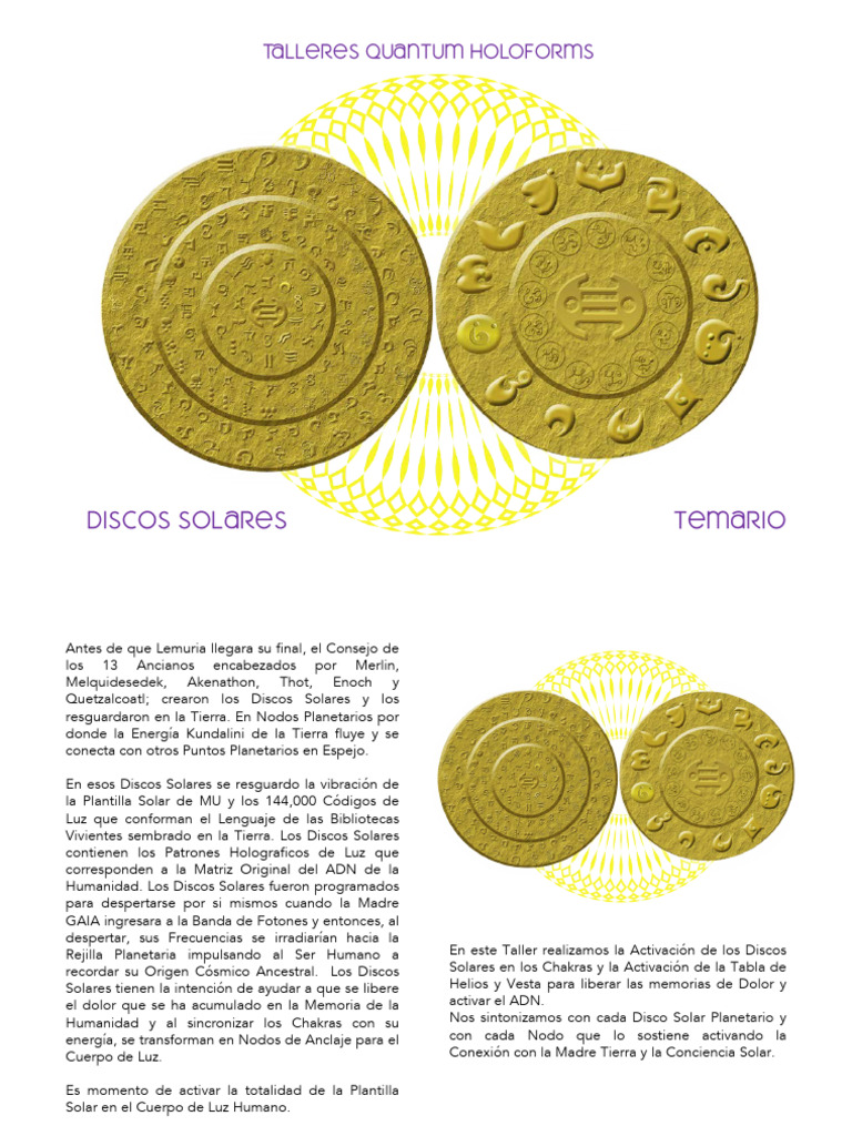 Temario Discos Solares | PDF