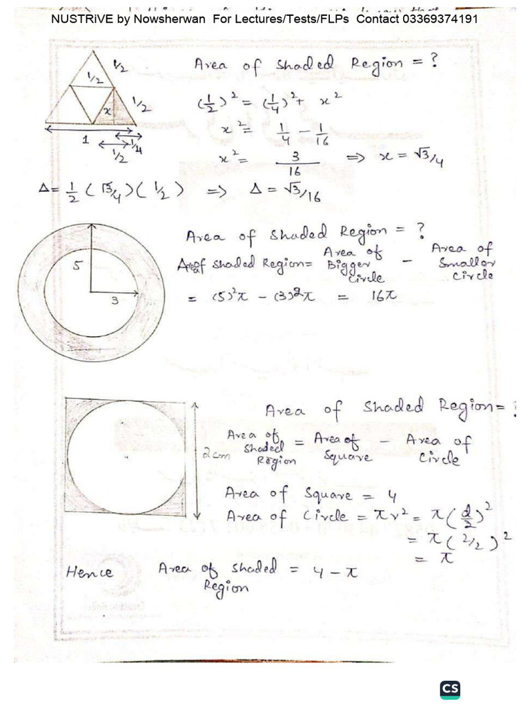 Shaded Area | PDF