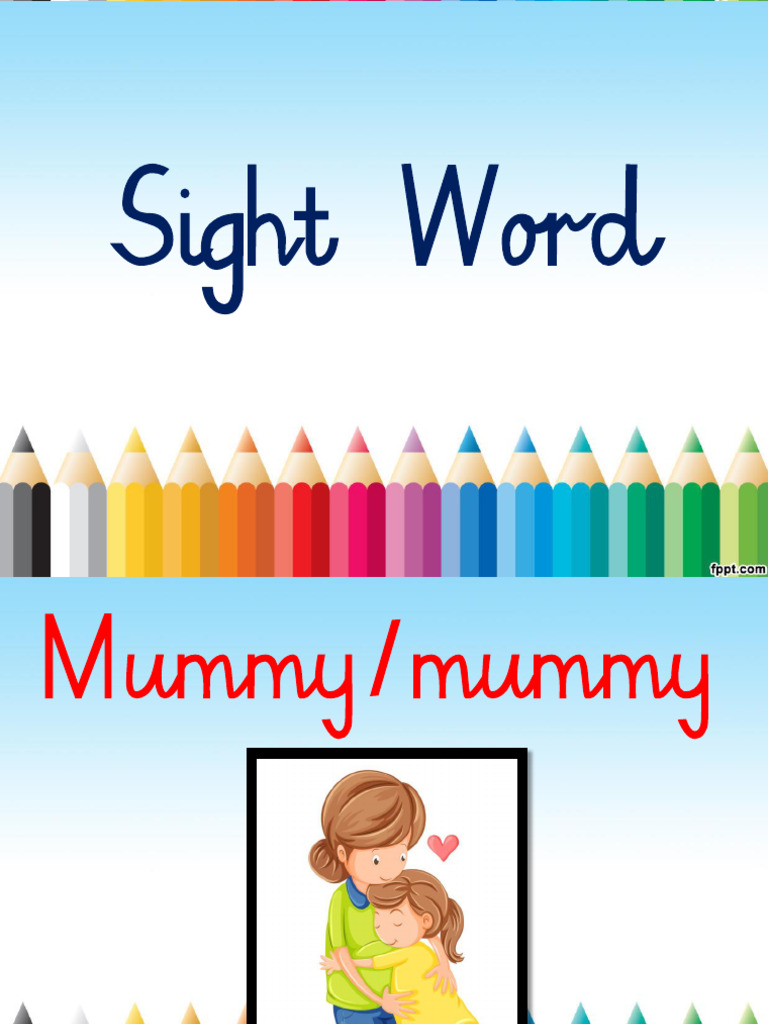 APRIL Sight Words | PDF