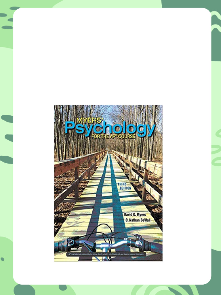 (Ebook PDF) Myers Psychology For The AP Course 3rd Edition by David Myers PDF Download | PDF ...