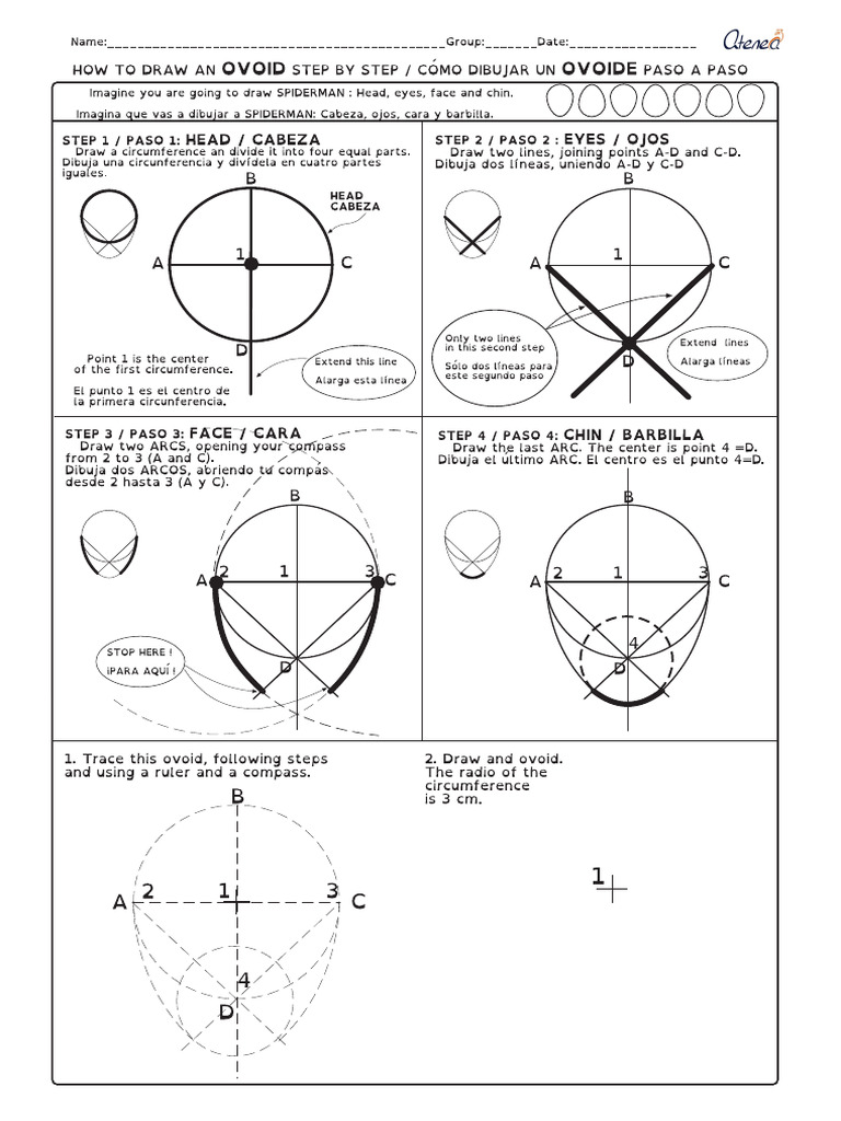 Oval - Ovoid - Teoría y Ejercicios | PDF