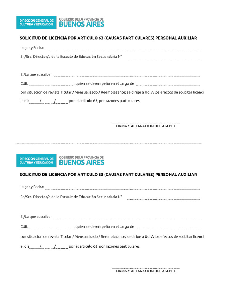 Articulo 63 Auxiliares | PDF