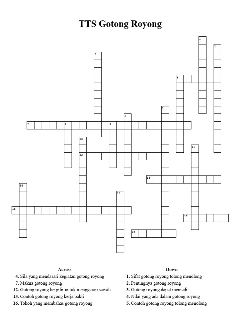 Tts Gotong Royong 31 | PDF