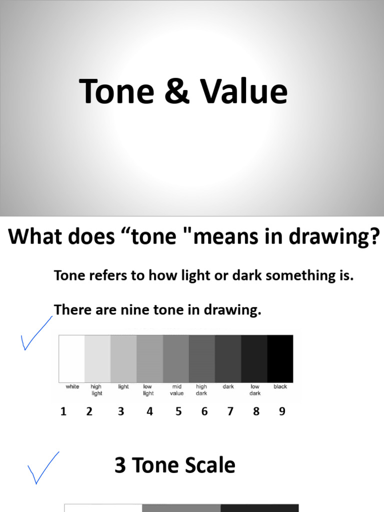 Understanding Tone and Value in Drawing | PDF