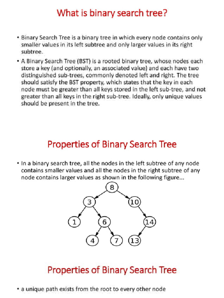 Binary Search Tree | PDF