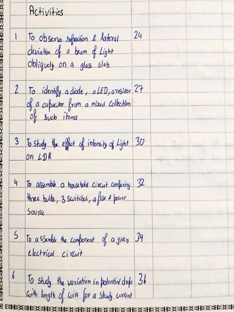 Class 12 Physics Activities | PDF