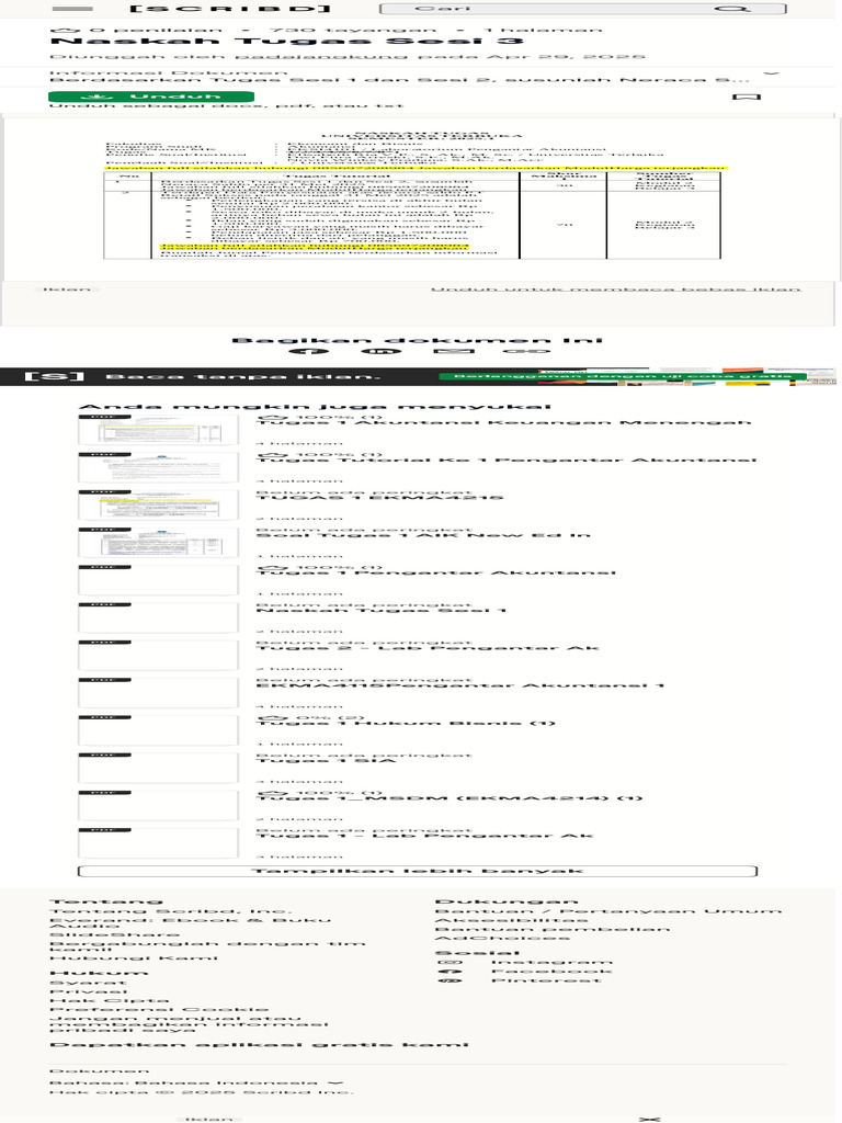 Naskah Tugas Sesi 3 PDF | PDF