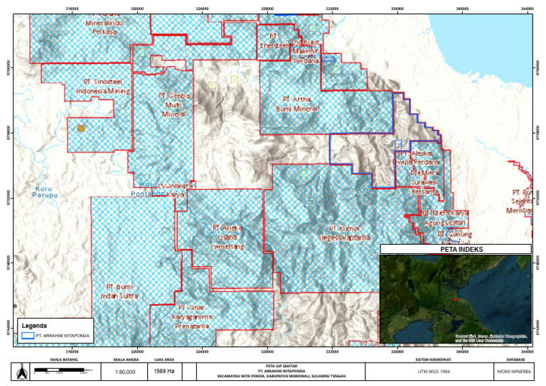 Peta Iup Sekitar - Aw | PDF | Geographic Data And Information
