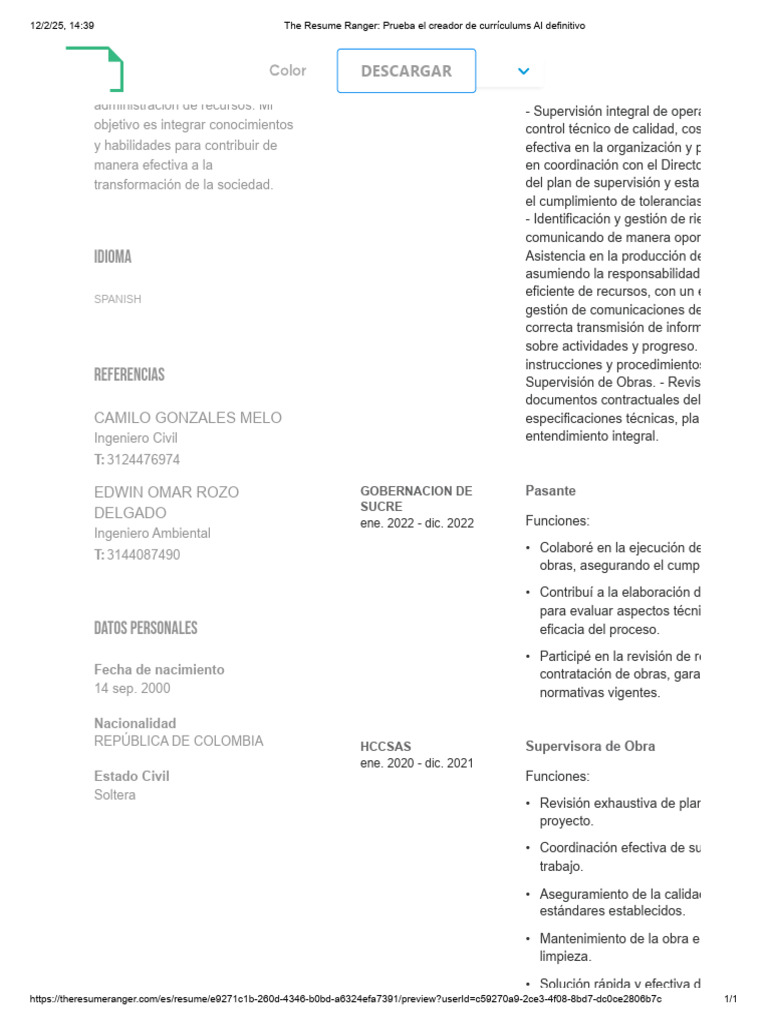 The Resume Ranger_ Prueba El Creador de Currículums AI Definitivo | PDF