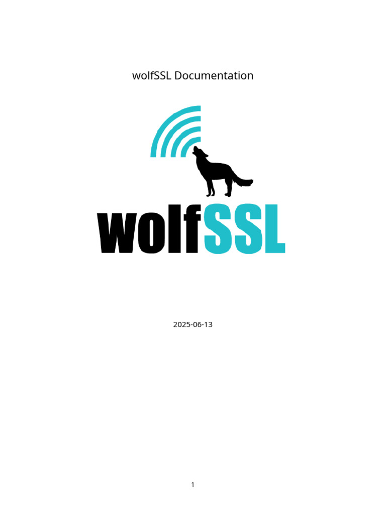 WolfSSL Manual | PDF | Public Key Certificate | Secure Communication