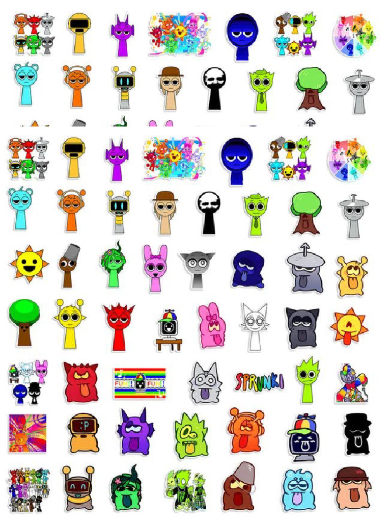 Stickers Sprunkies | PDF