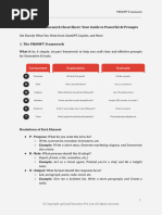 Magic Prompt Formula Cheat Sheet | PDF