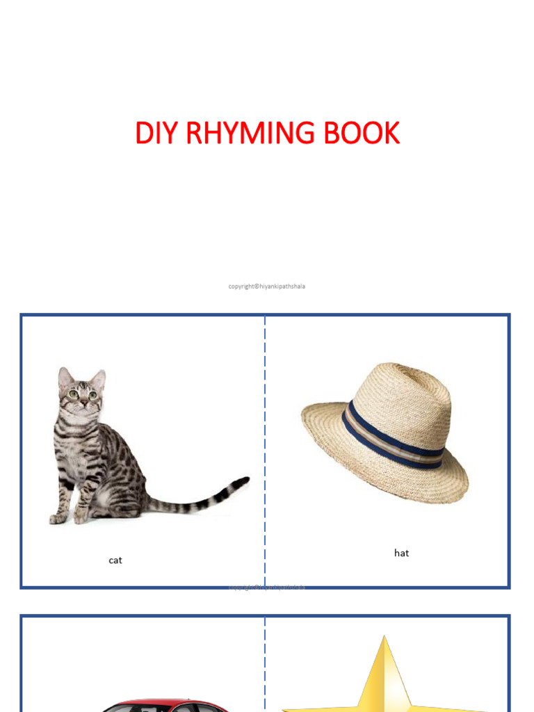 DIY Rhyming Book | PDF