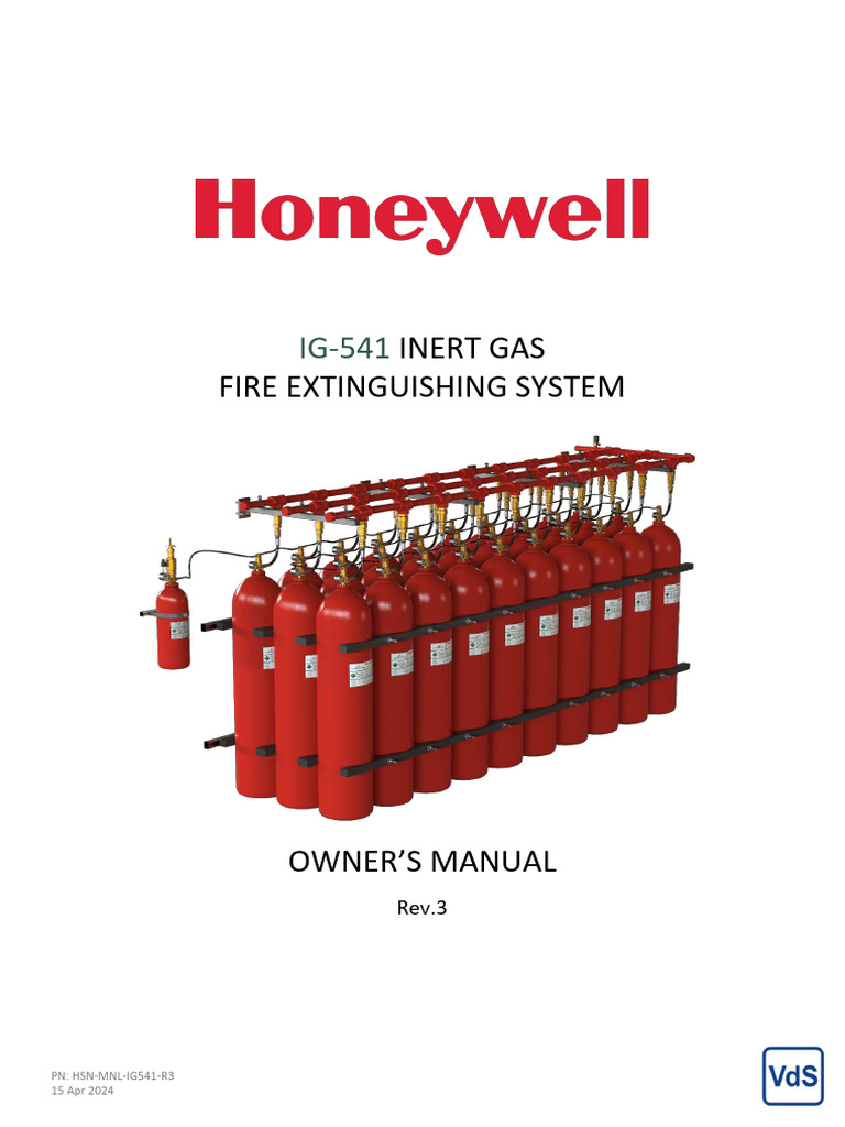 IG-541 Inert Gas Fire System Manual | PDF | Argon | Carbon Dioxide