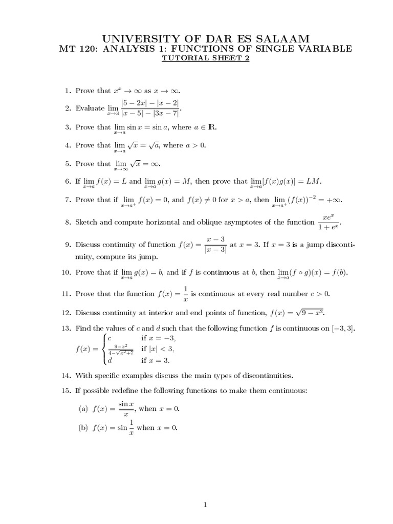 Tutorial2 2024 2025 | PDF