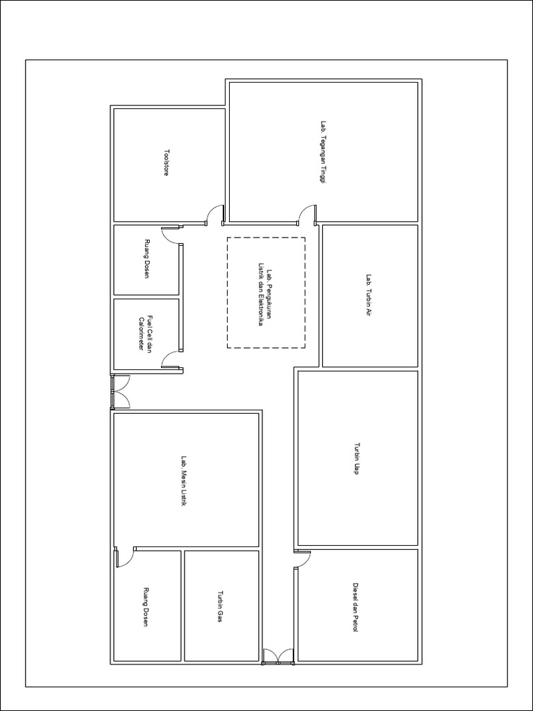 Denah Lab Konversi | PDF