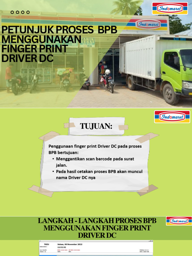 Petunjuk Proses NPB Menggunakan Finger | PDF