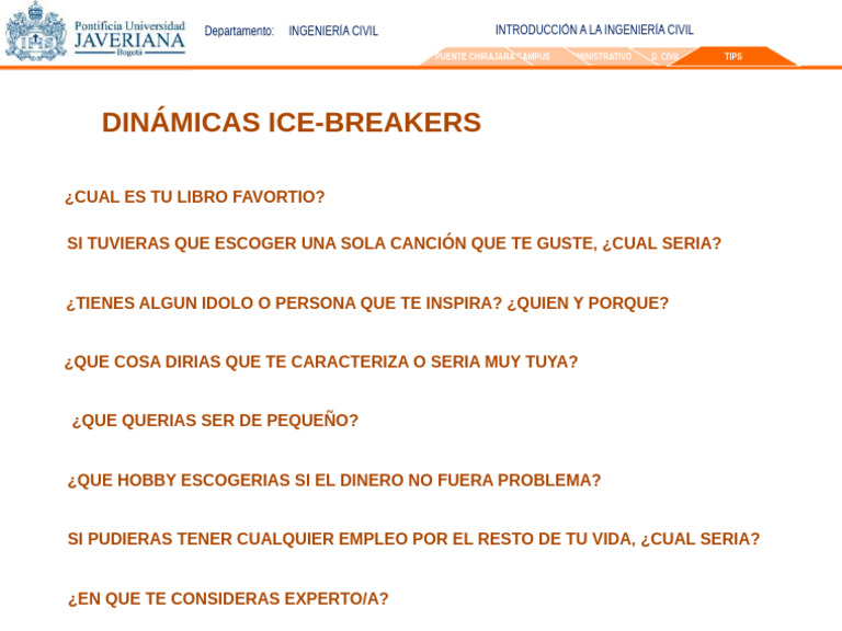 Dinamicas Ice-Breakers | PDF