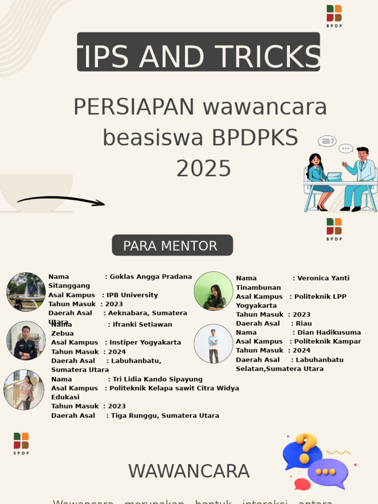 Tips and Trik Wawancara | PDF