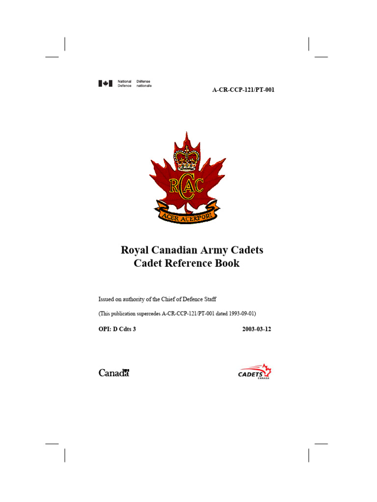 RCAC Cadet Reference Book | PDF | Hand | Foot
