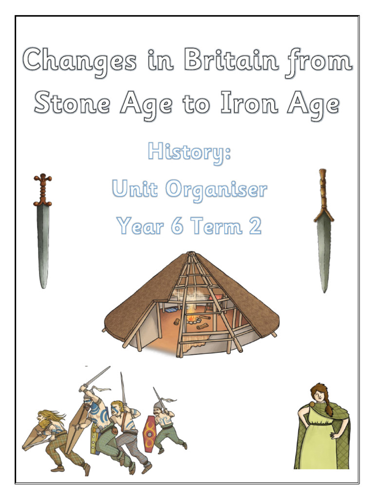 Y6 - History Iron Age - T2 Unit Organiser | PDF