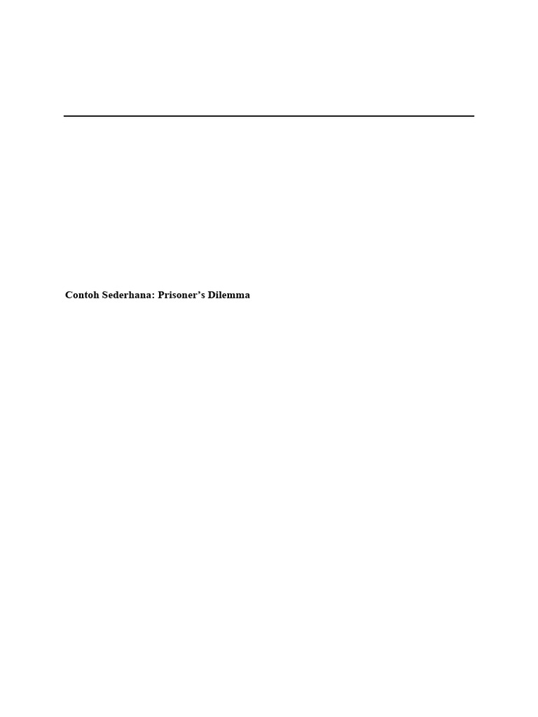 Modul Game Theory | PDF