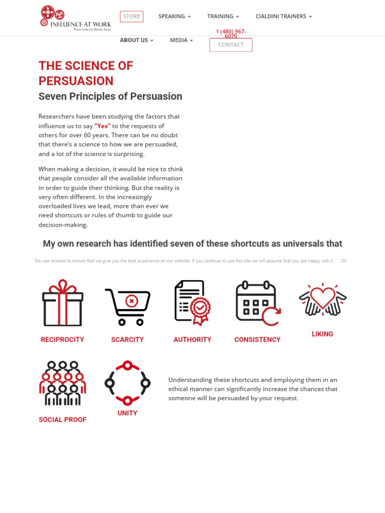 2 - Dr. Robert Cialdini's Seven Principles of Persuasion - IAW | PDF ...