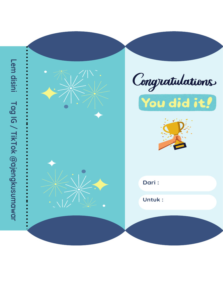 Amplop Reward Kenaikan Kelas | PDF