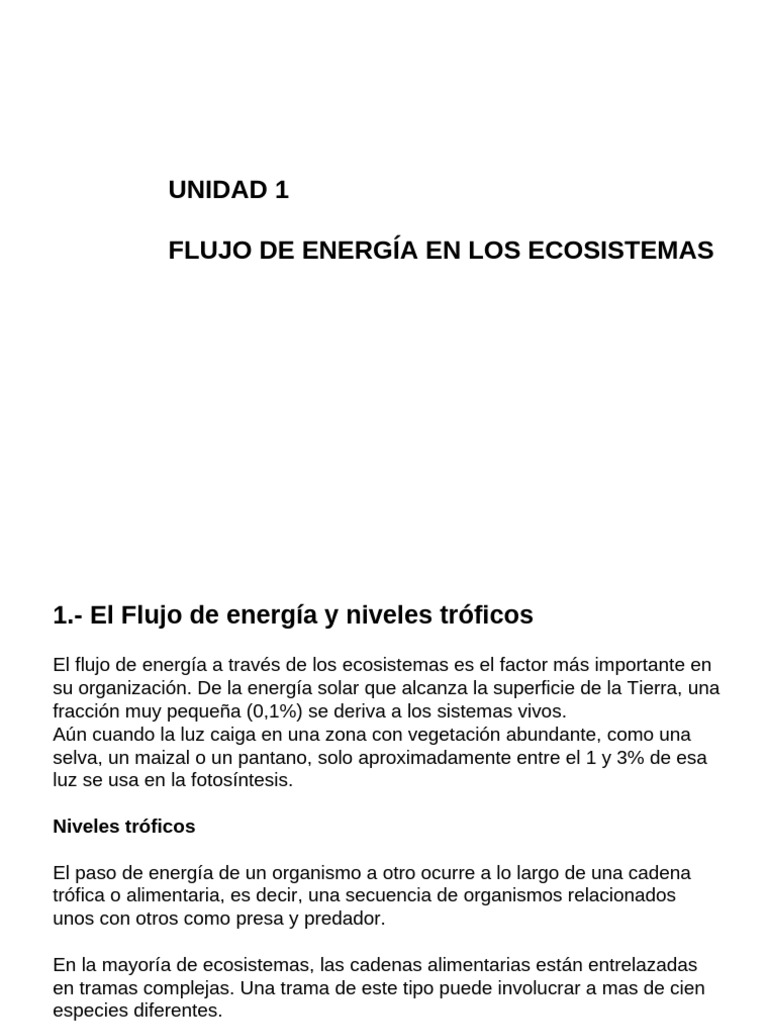 Flujo de Energia de Los Ecosistemas | PDF | El ciclo del agua | Gases ...