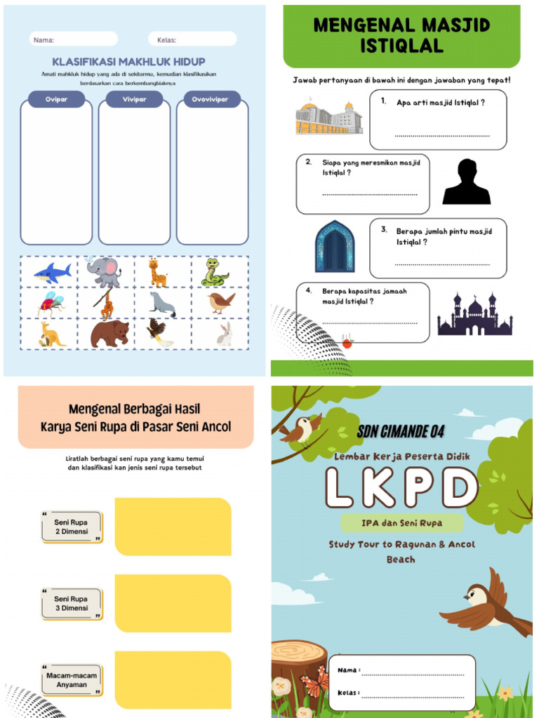 LKPD Kelas Vi | PDF