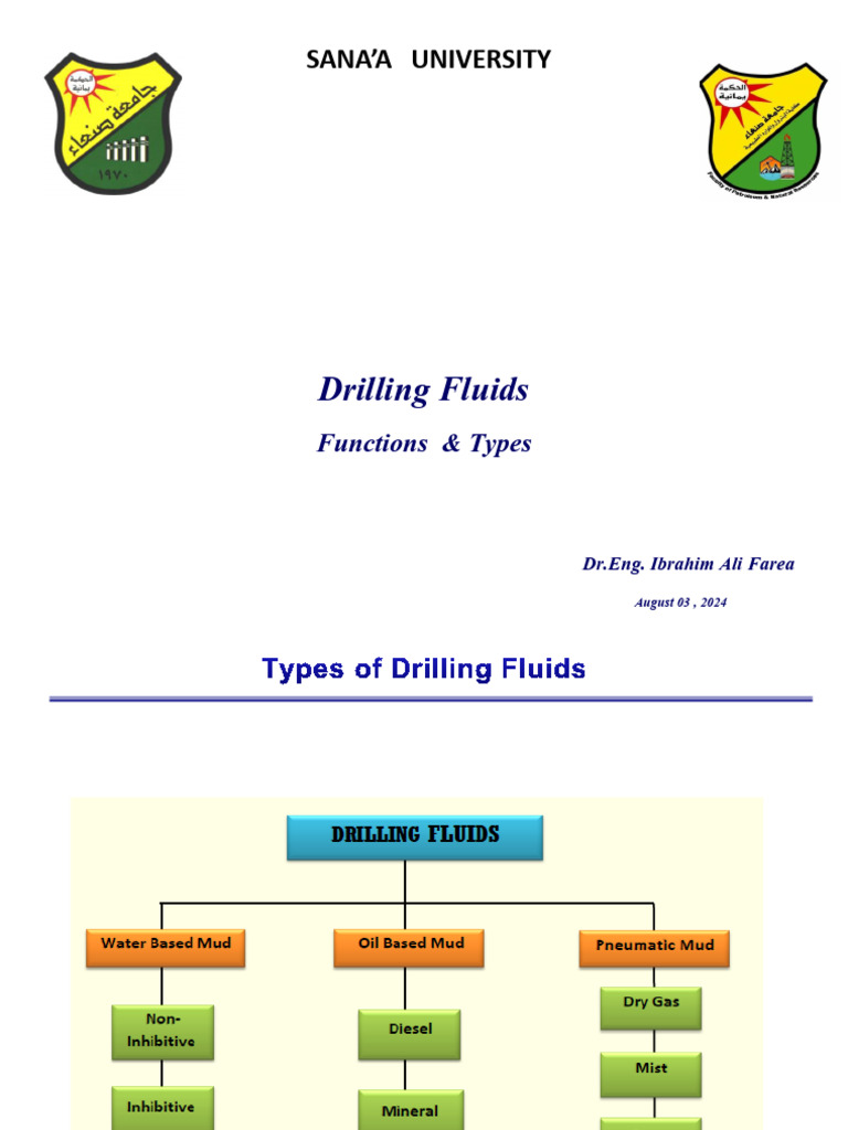 Drilling Fluid Function & Types N 3 | PDF | Sodium Chloride | Polymers