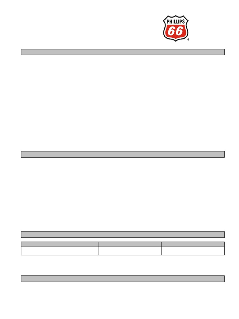 Hoja Seguridad p66 Sintetico 5w40 | PDF | Hidrocarburos | Agua