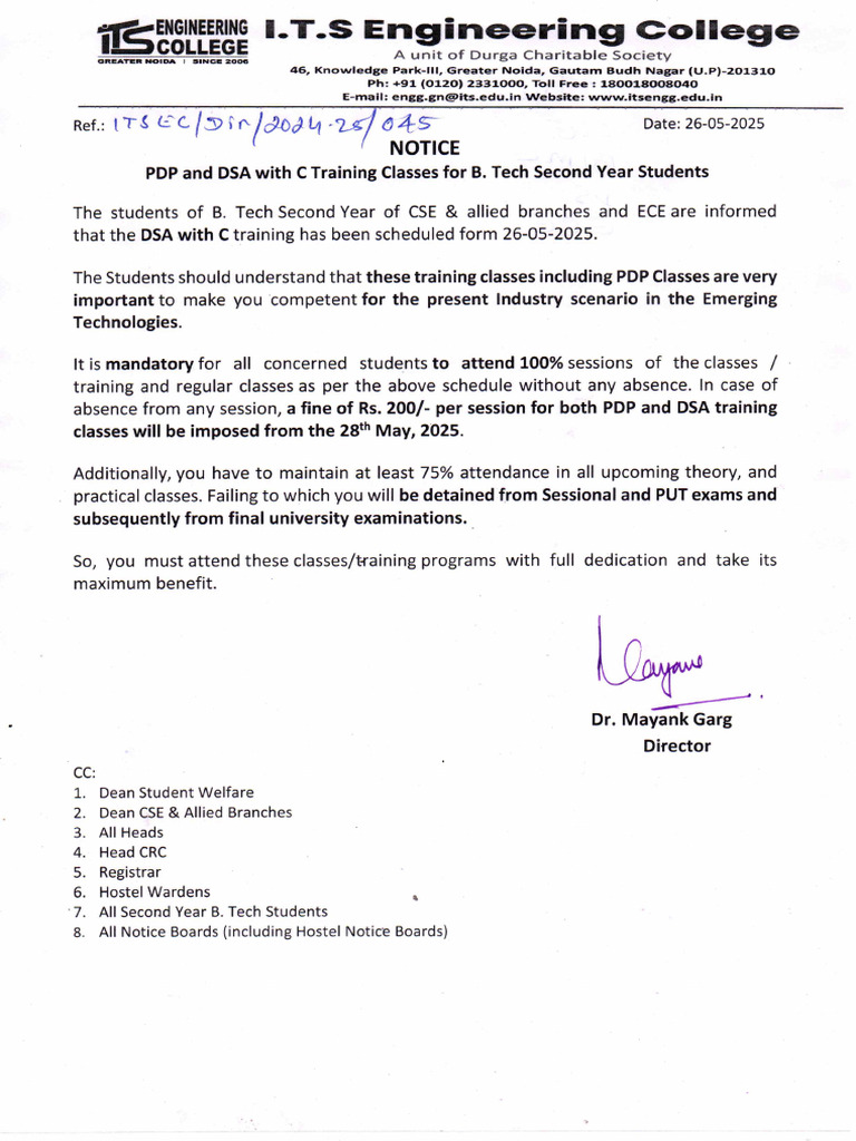 PDP and DSA With C Training Classes | PDF