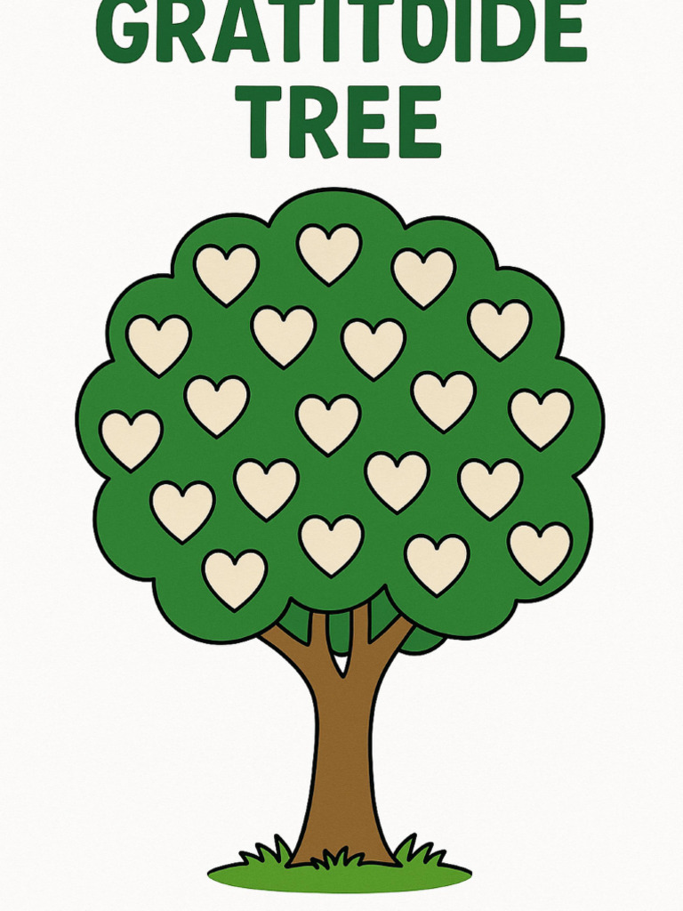 Gratitude Tree Poster | PDF