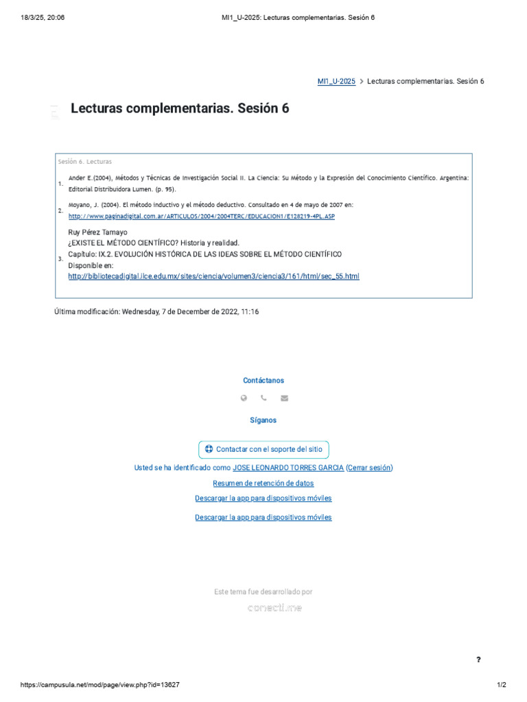 8) Lecturas Complementarias | PDF | Epistemología | Science