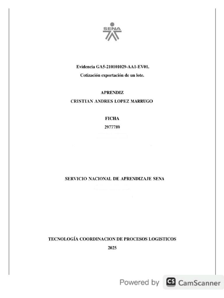 Cotización Lote | PDF